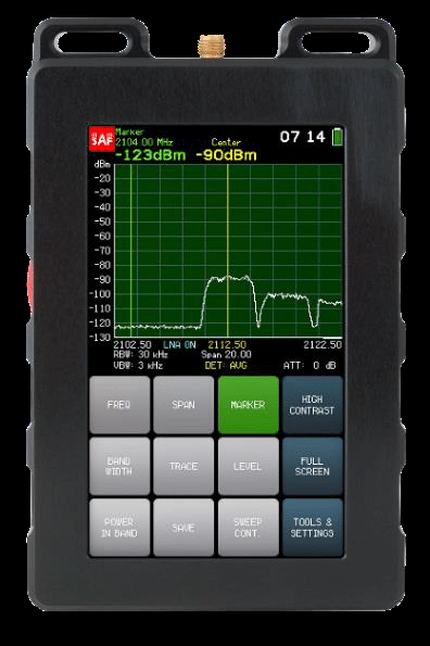 SAF Tehnika 8GHz Spectrum Analyser - Silvertone Electronics